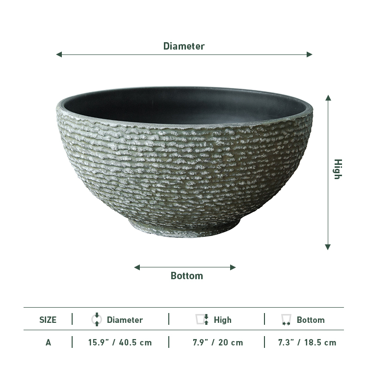 Outdoor Lotus Bowl Plastic Large Garden Pots from China manufacturer ...